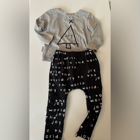 tiny tribe | Matching Sets | Tiny Tribe Joy To The World Outfit Size 2t ...